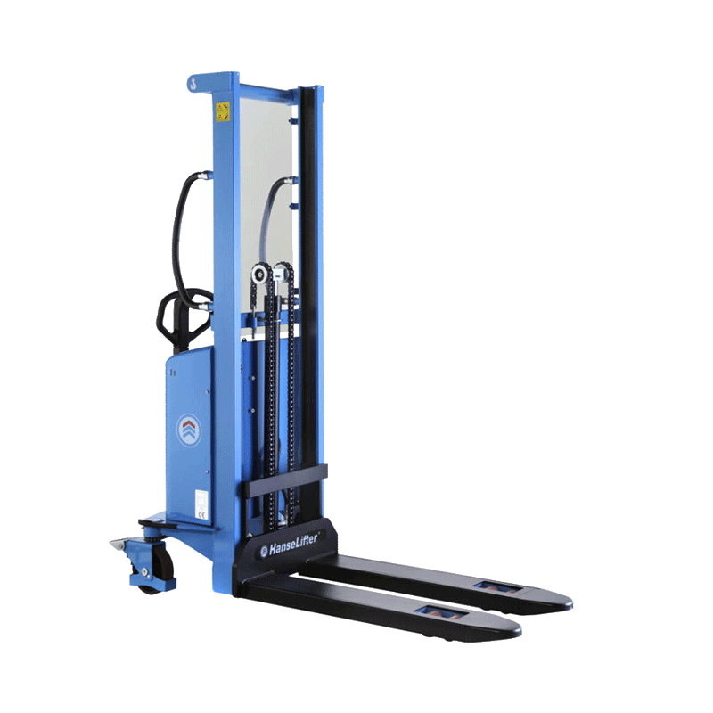 E-SDJ10 semi-electric stackers - the low-cost stackers - HanseLifter